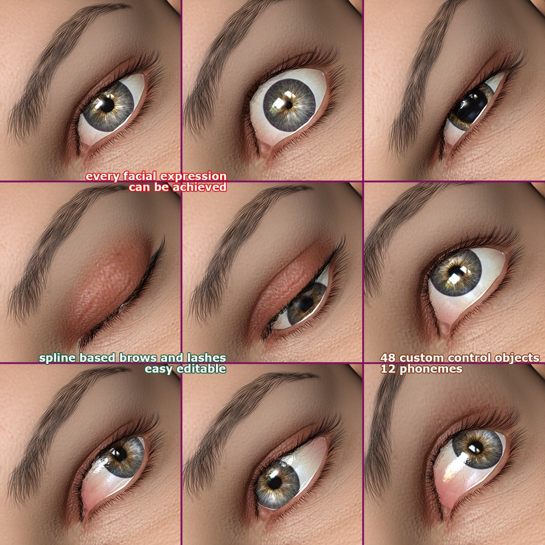 Anna Basic Female Body Woman 3d Max