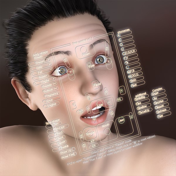 anna basic female body woman 3d max