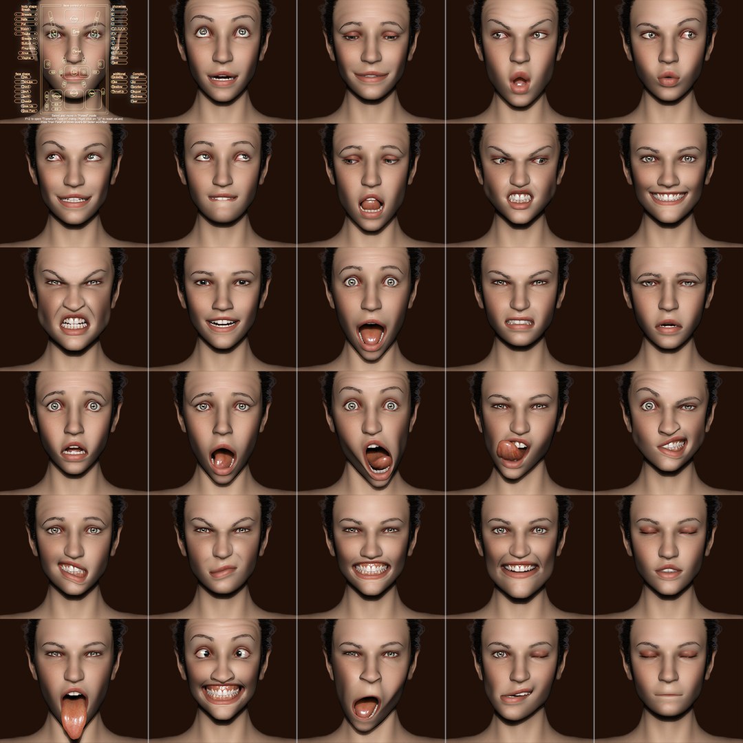 Anna Basic Female Body Woman 3d Max