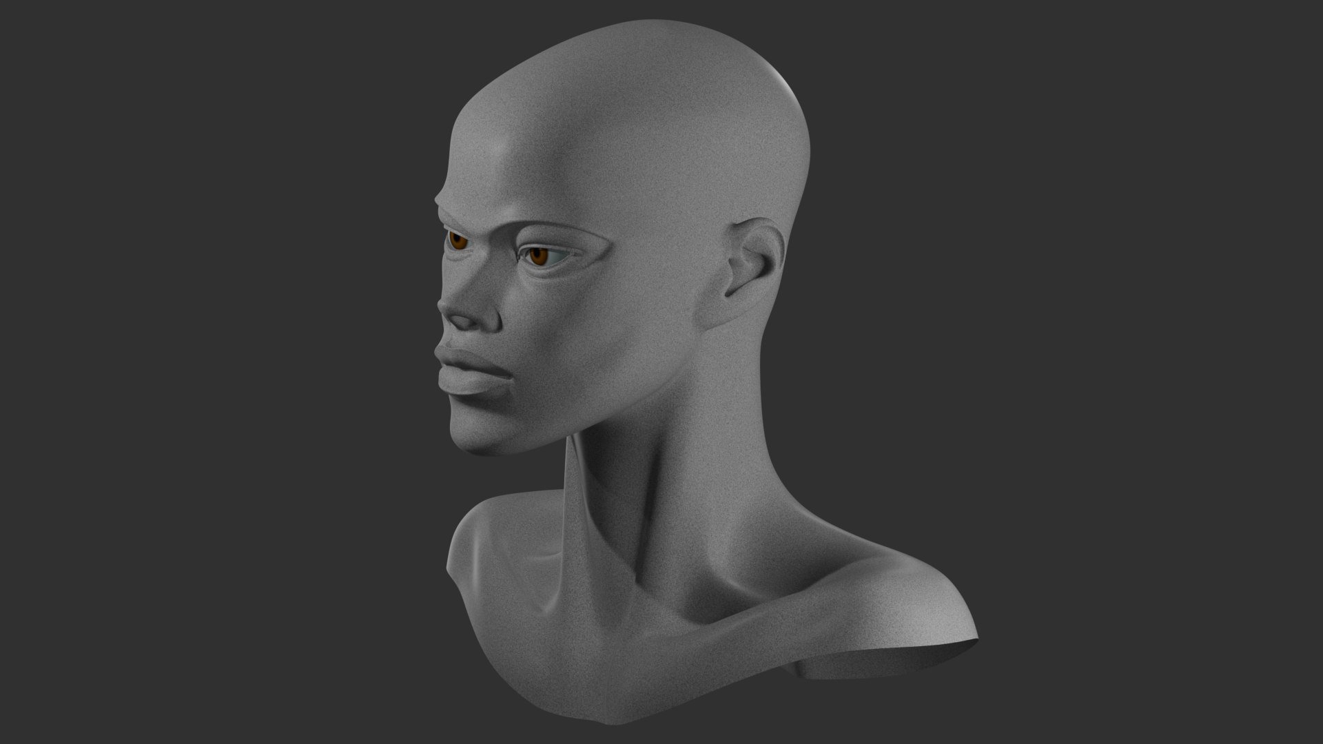 3D Young Woman Head - TurboSquid 2296133