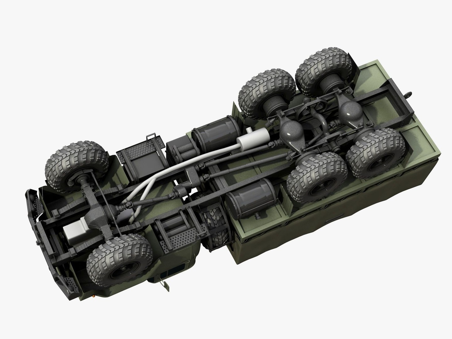 3d Model Truck 6x6