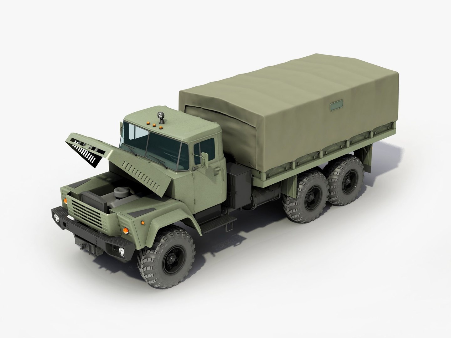 3d Model Truck 6x6