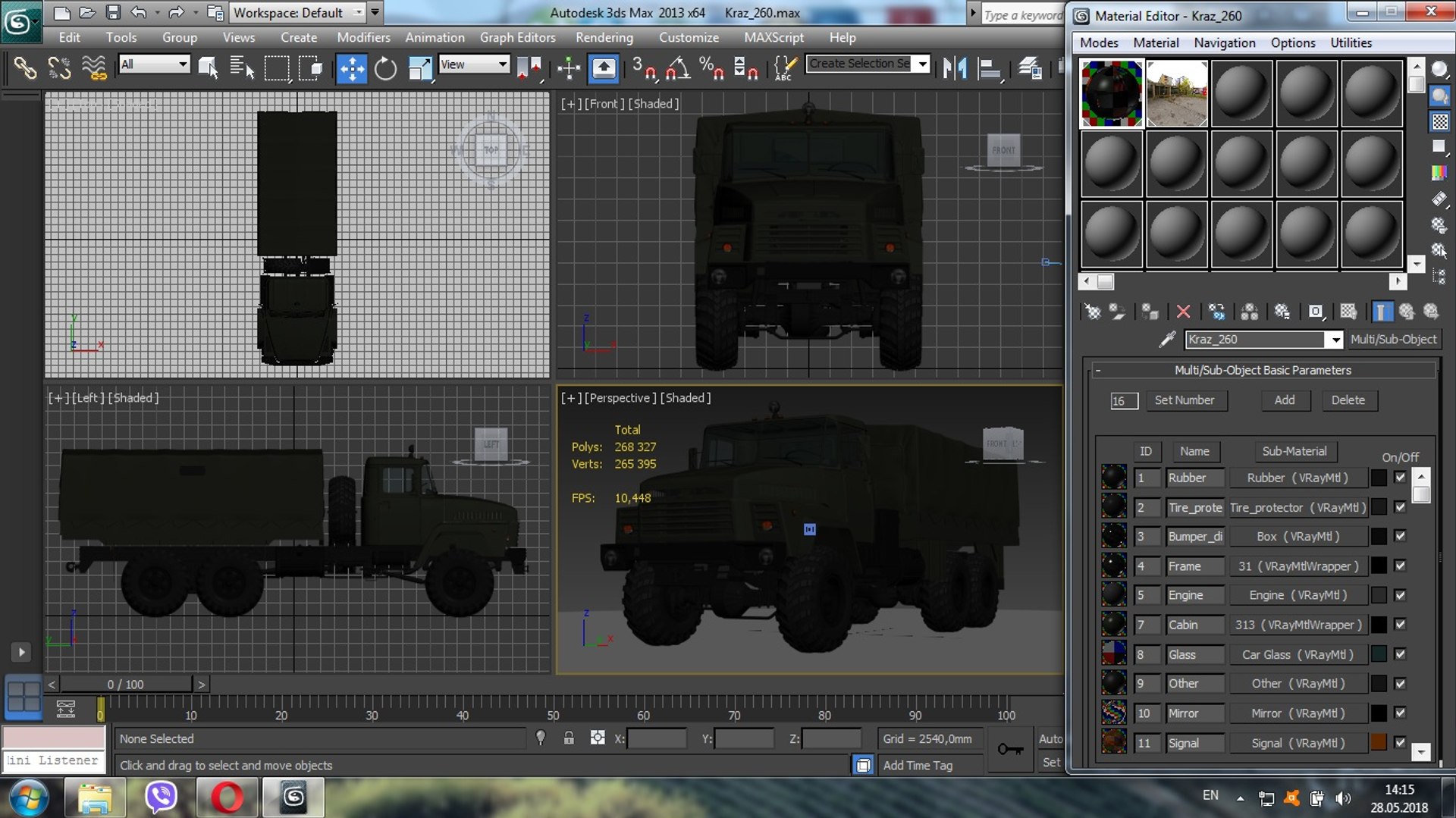 3d Model Truck 6x6