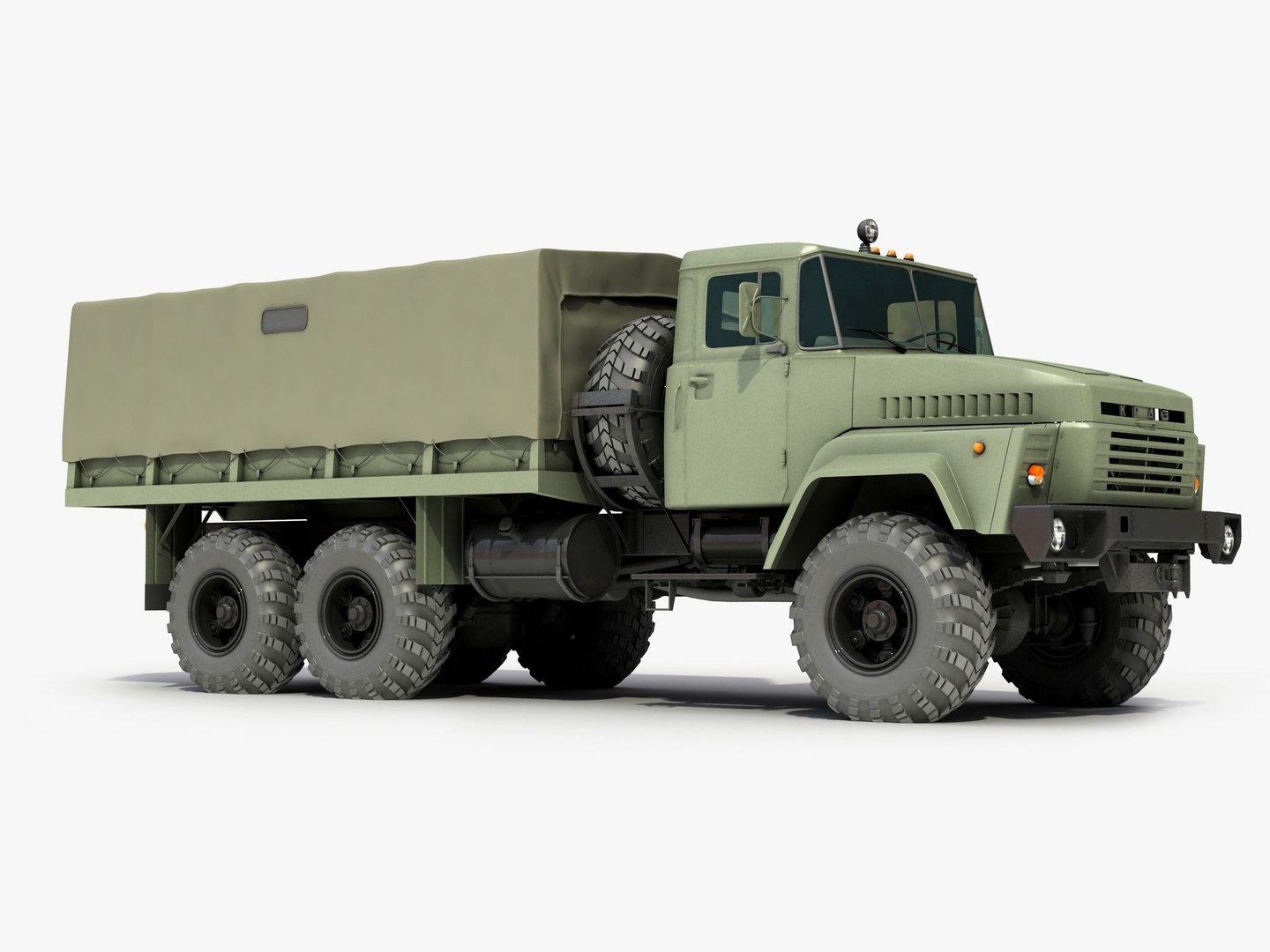 3d Model Truck 6x6