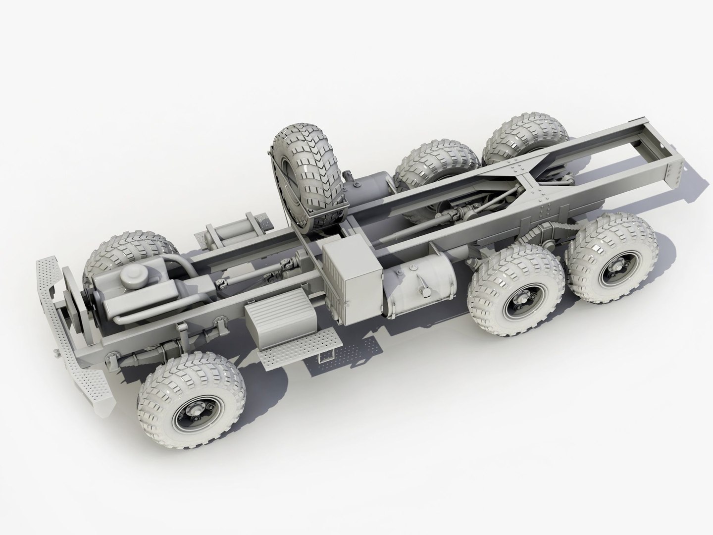 3d Model Truck 6x6