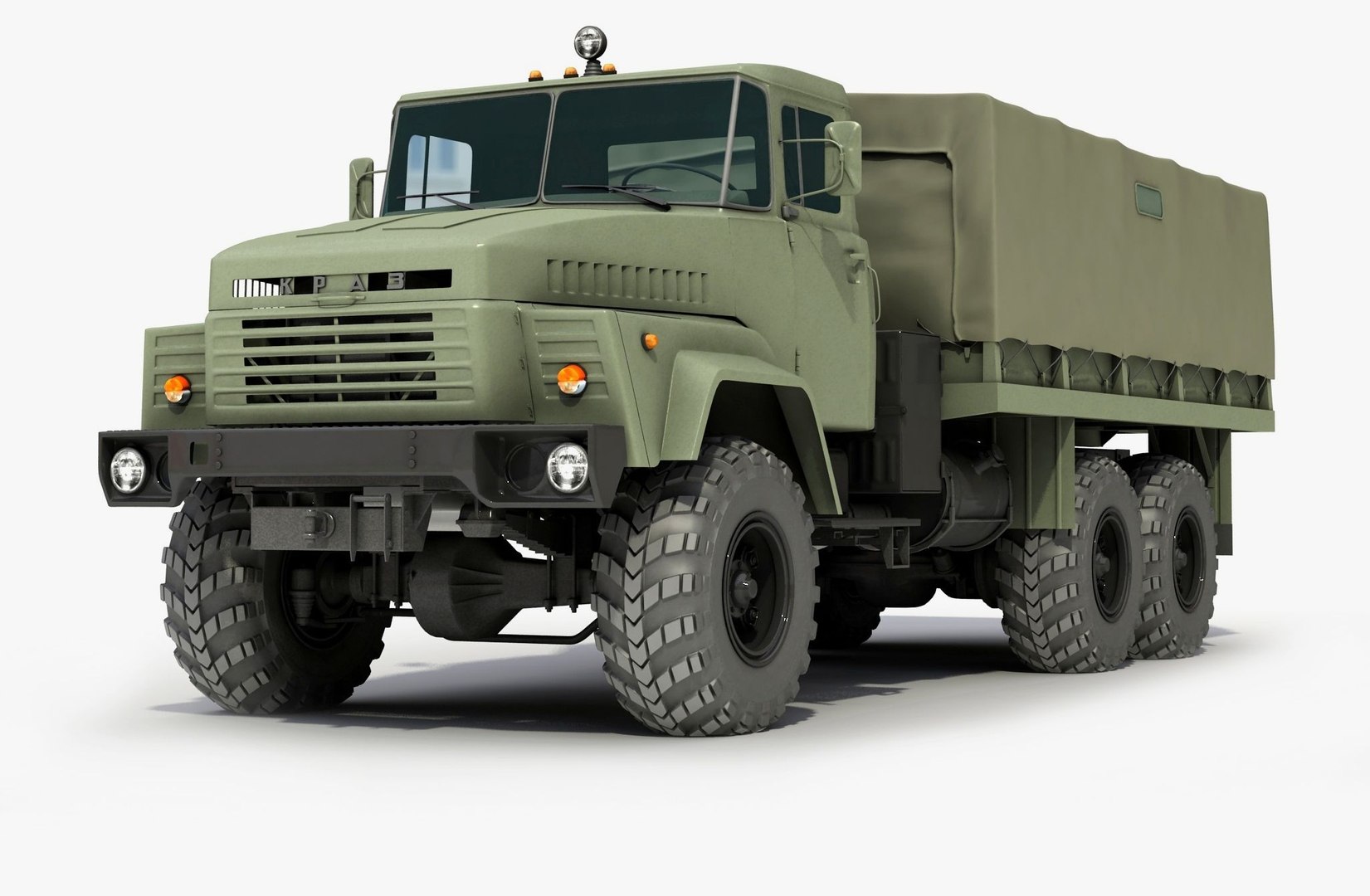 3d Model Truck 6x6