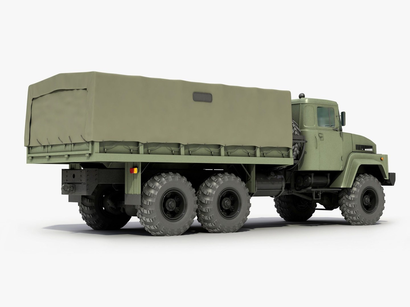 3d Model Truck 6x6