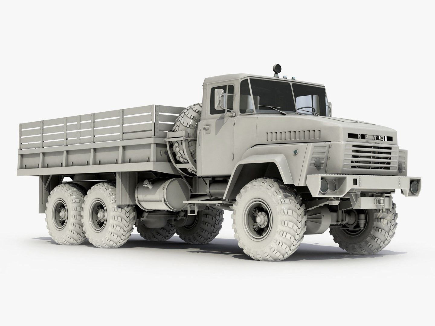 3d Model Truck 6x6