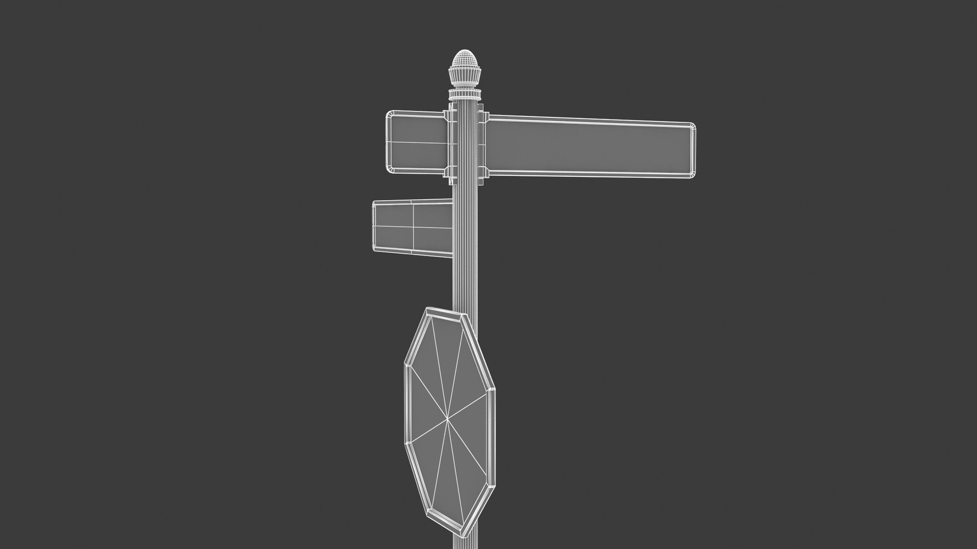 Street Sign 3D Model - TurboSquid 1639318