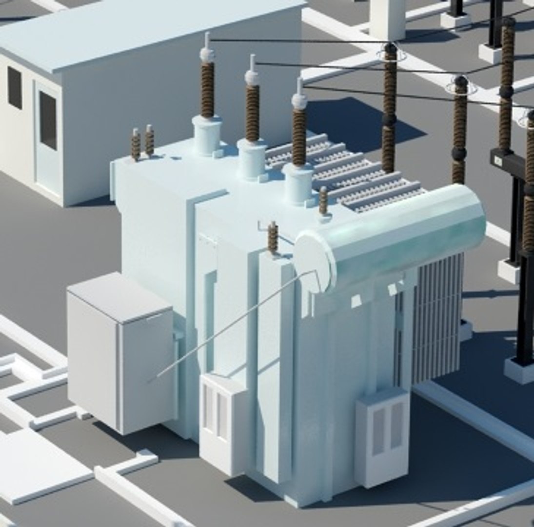 Power Station 3d Model