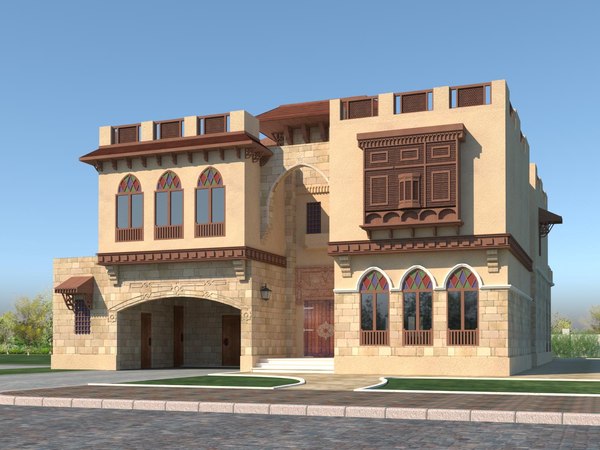 Arab House 3D Models for Download | TurboSquid