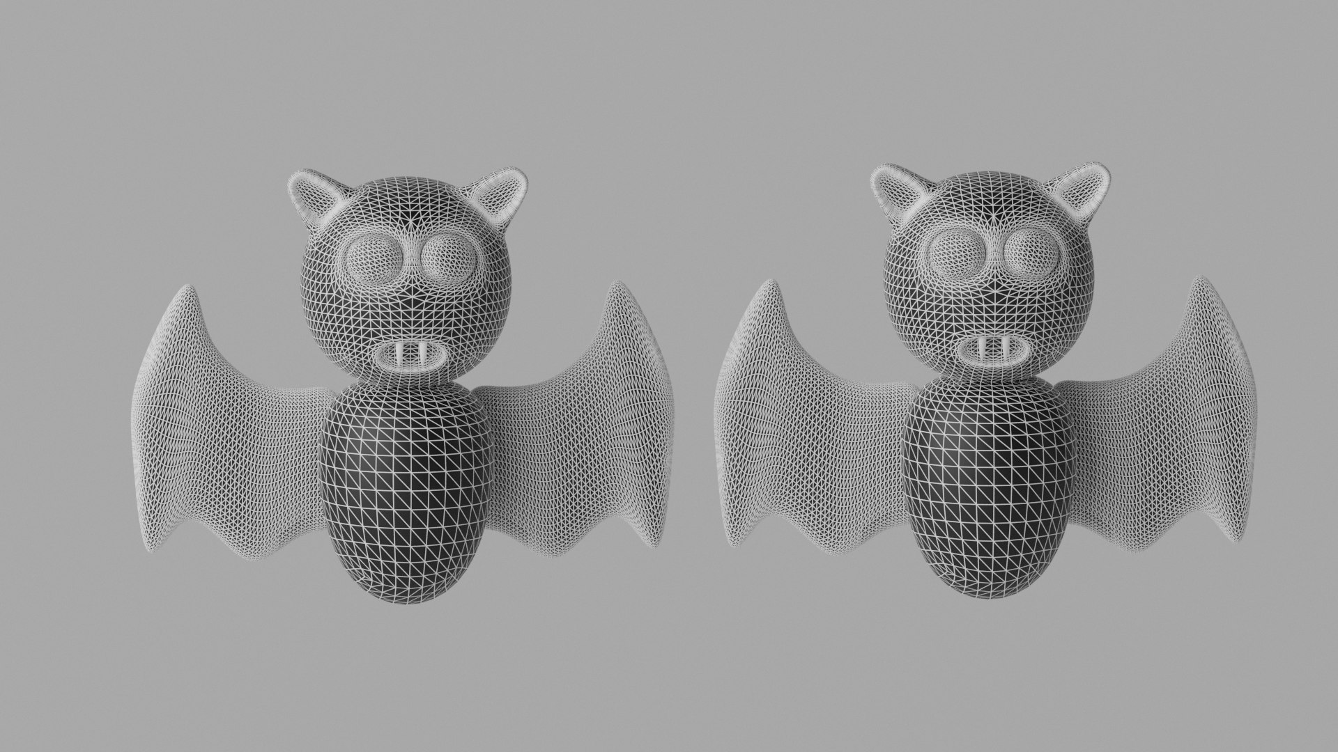 Cartoon Bat 3D Model - TurboSquid 2194618