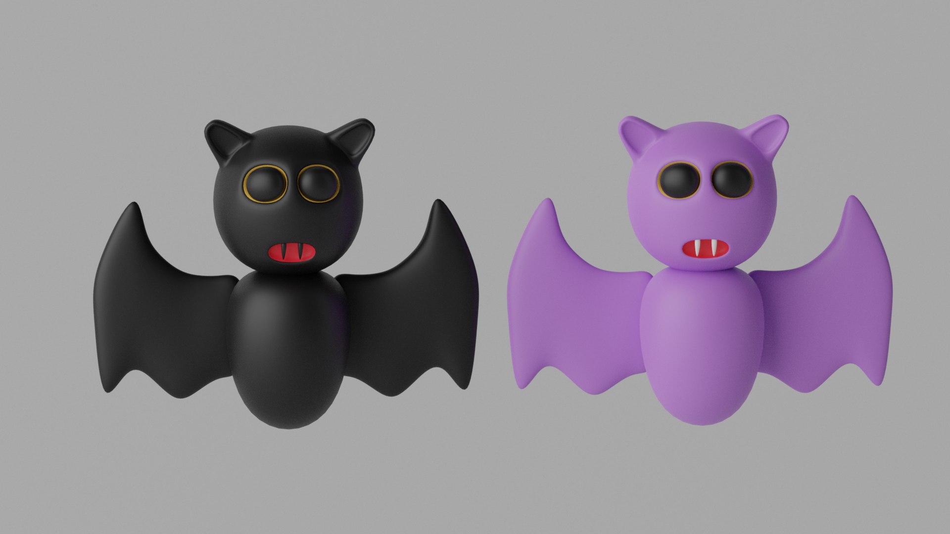 Cartoon Bat 3D Model - TurboSquid 2194618