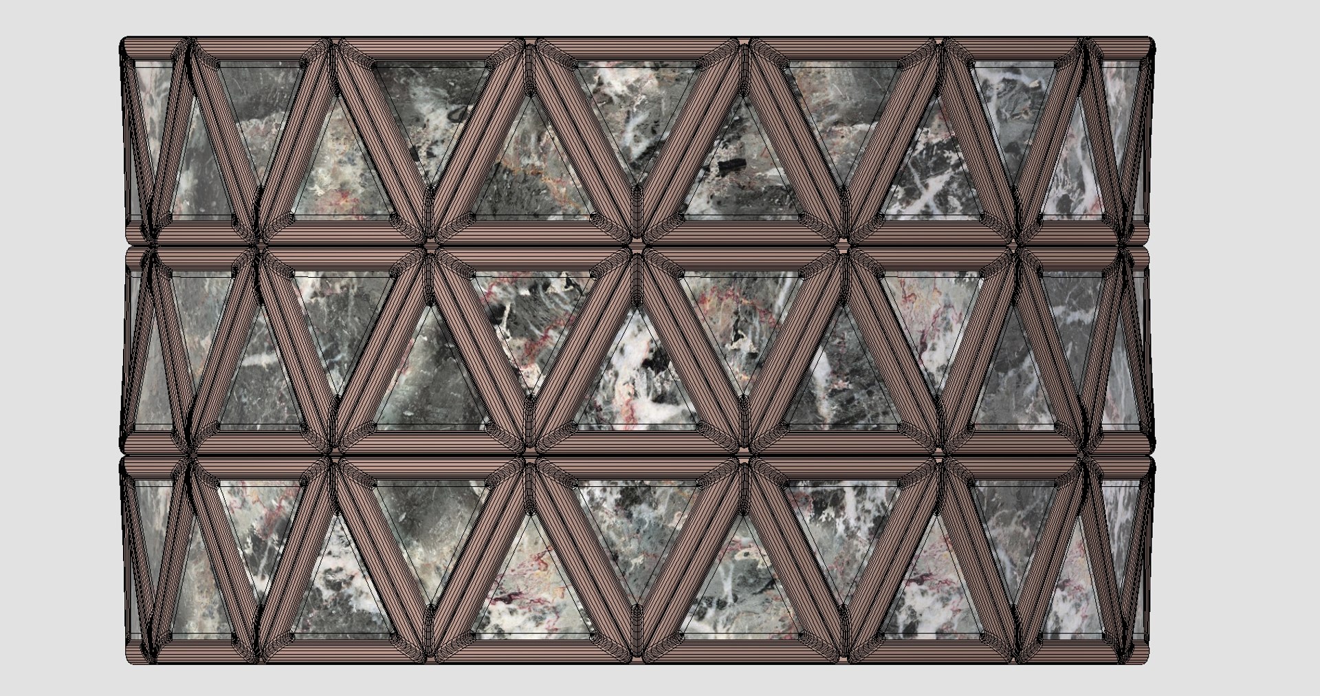 Bracelet Triangles Design 3D Model - TurboSquid 1230266