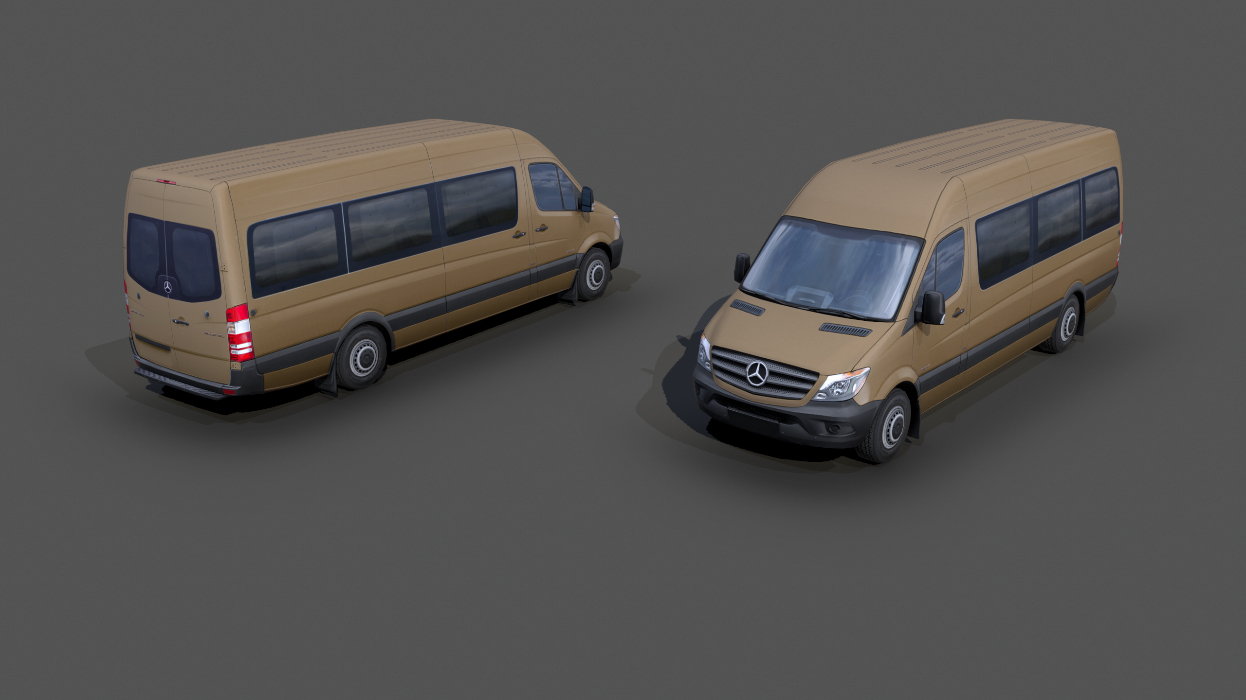 Mercedes Sprinter L3H2 Passenger Van 2016 model - TurboSquid 1818832