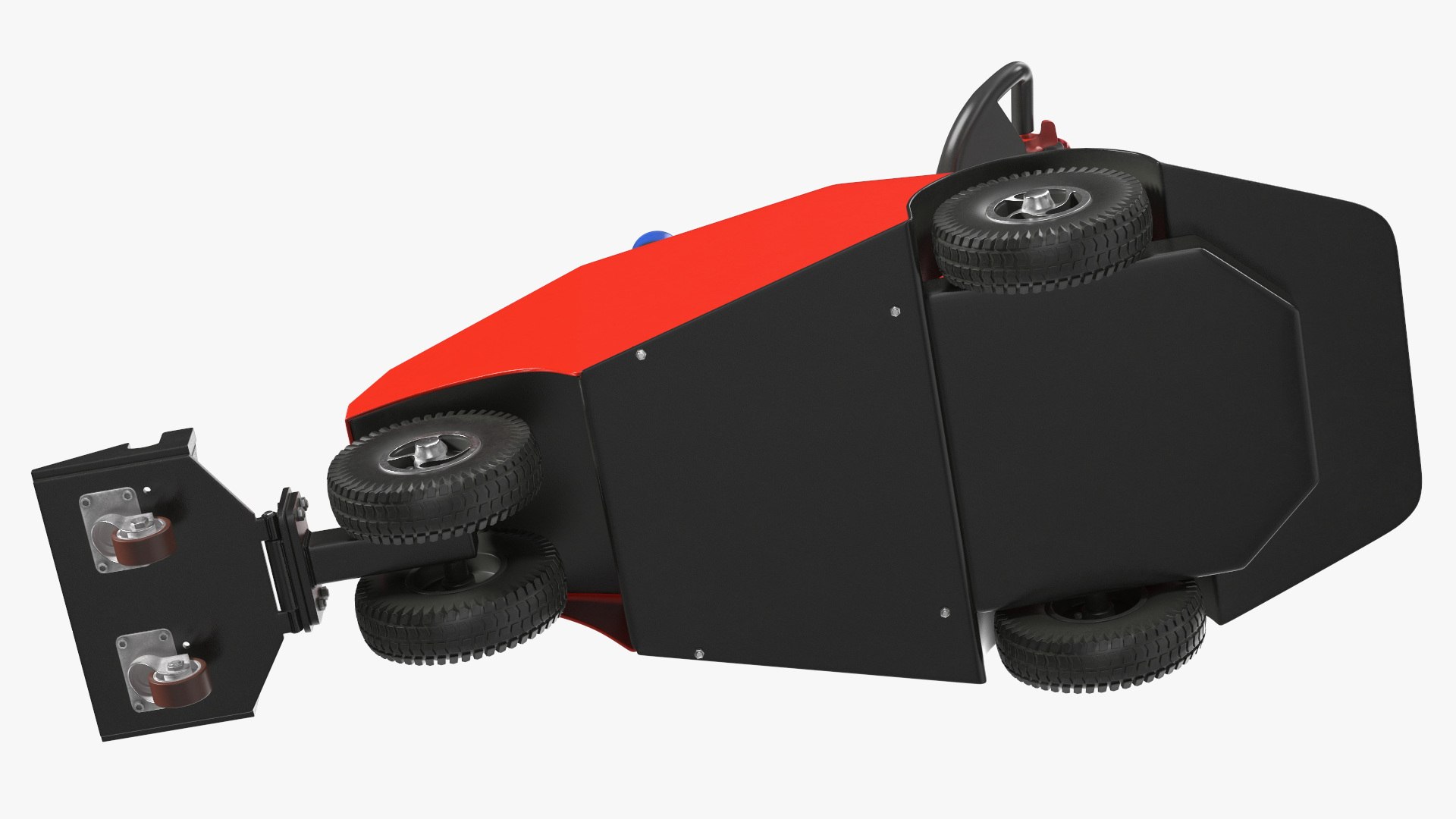 3D Red Electric Trolley Cart Mover - TurboSquid 2095326