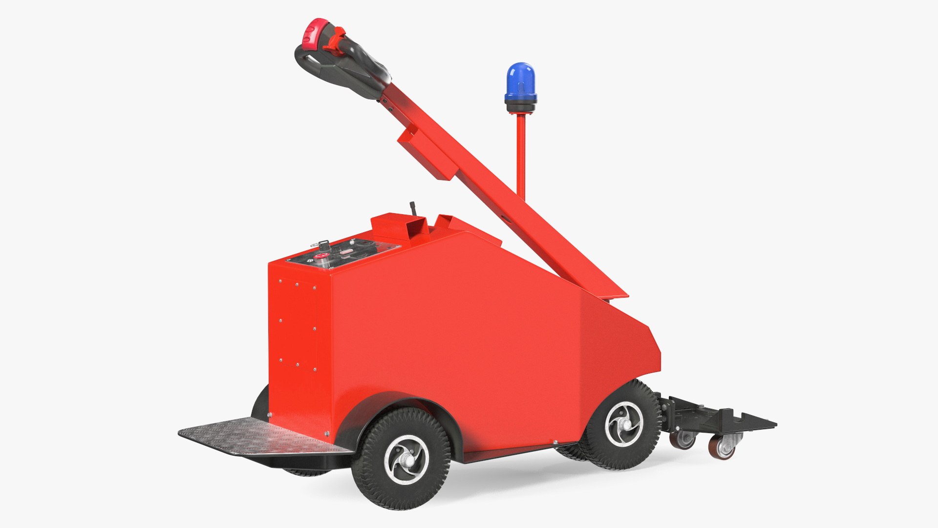 3D Red Electric Trolley Cart Mover - TurboSquid 2095326