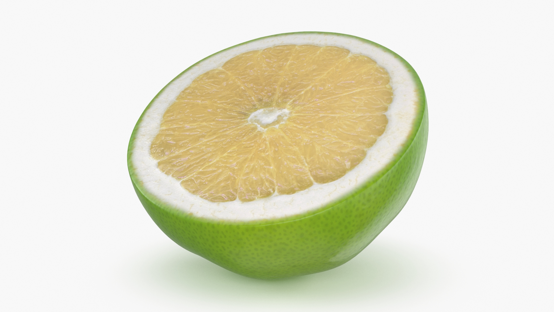 3D Half Green Grapefruit - TurboSquid 1997862