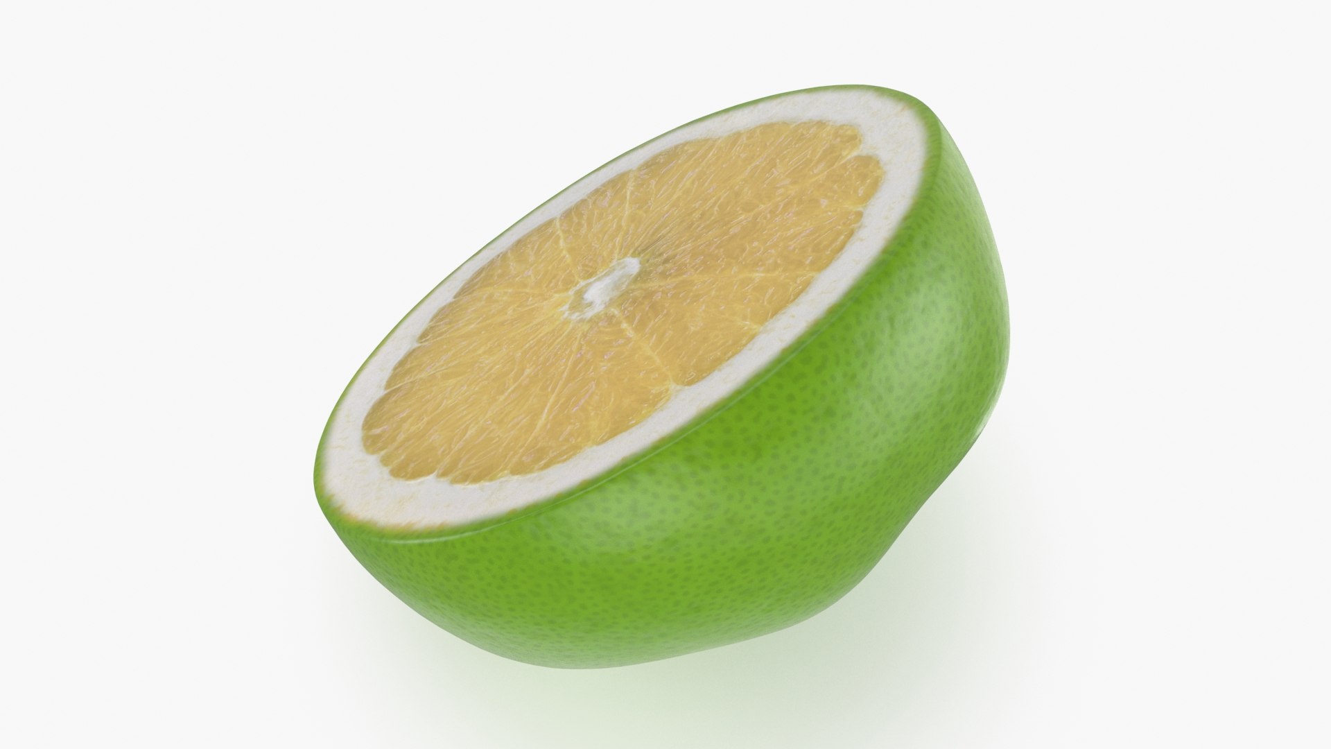 3D Half Green Grapefruit - TurboSquid 1997862