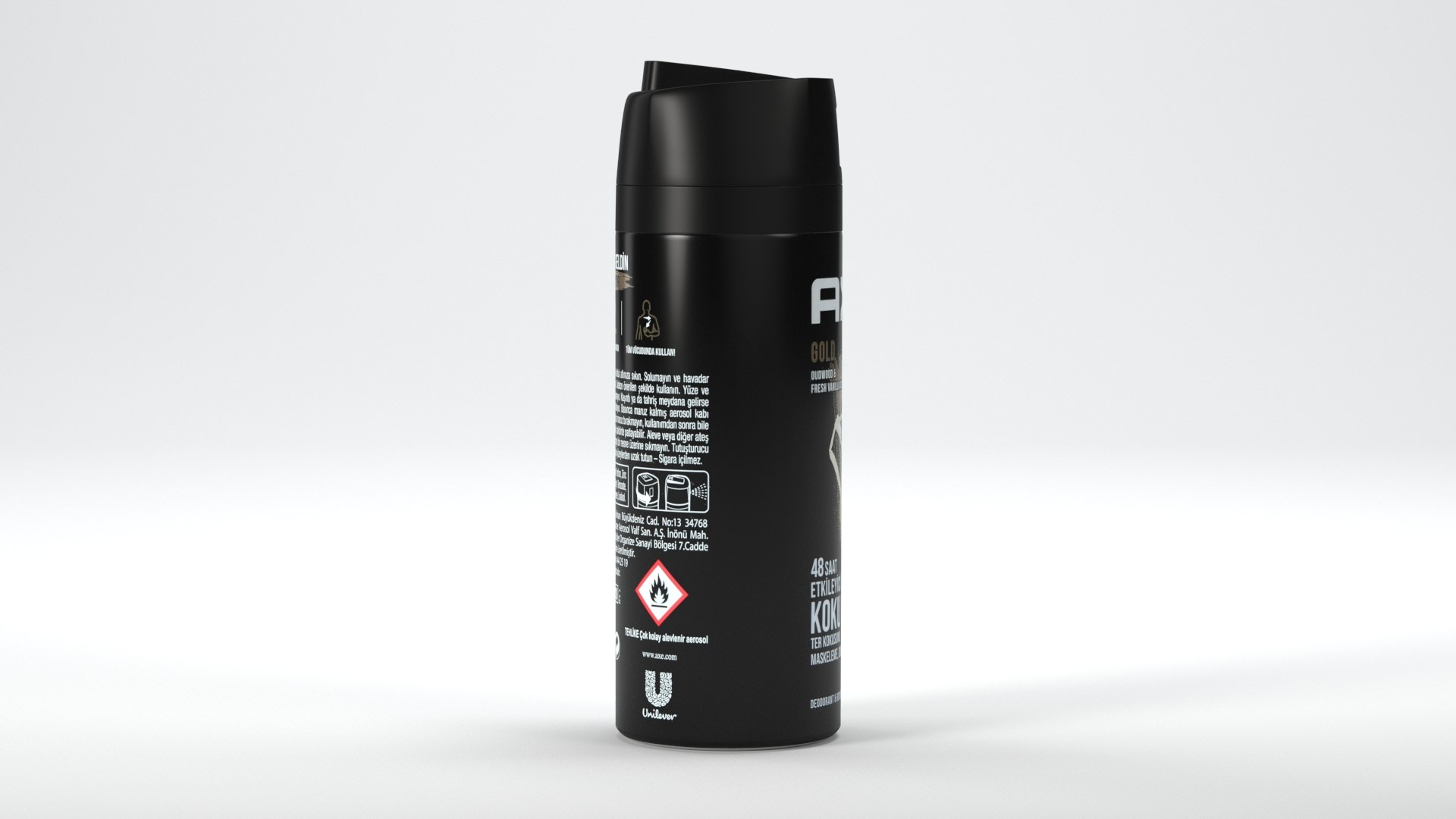 3D Axe Gold Deodorant - TurboSquid 2203815