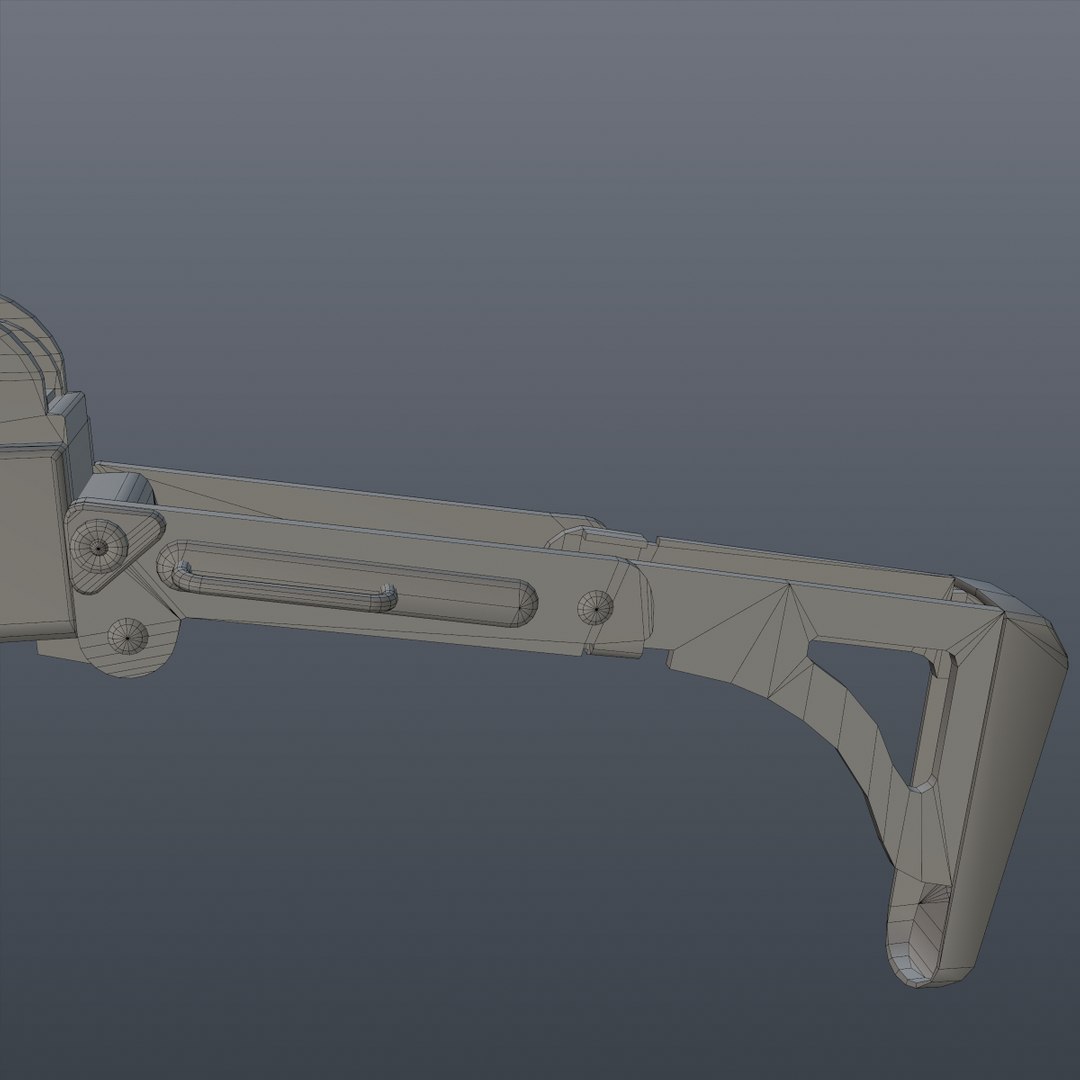 Uzi Submachine Gun 3d Model