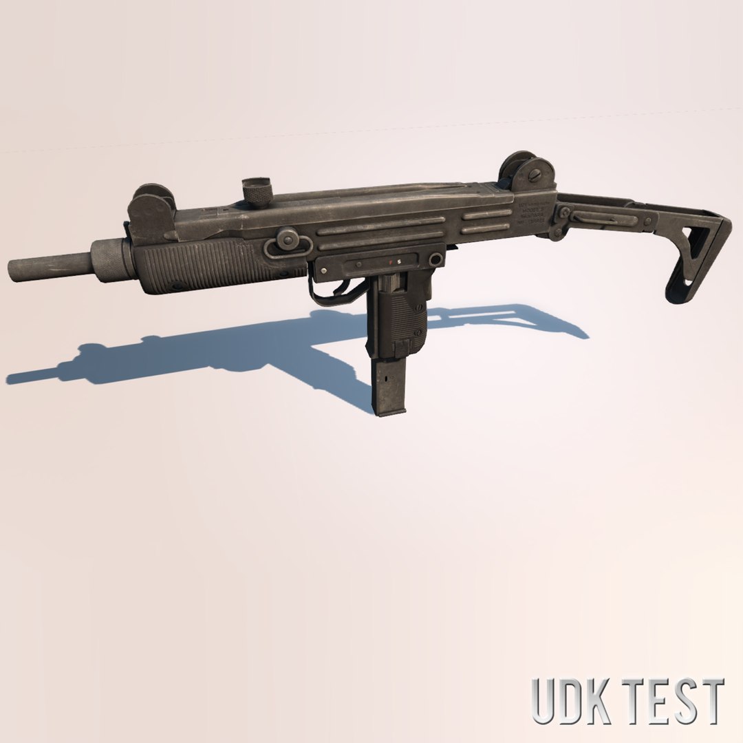 Uzi Submachine Gun 3d Model
