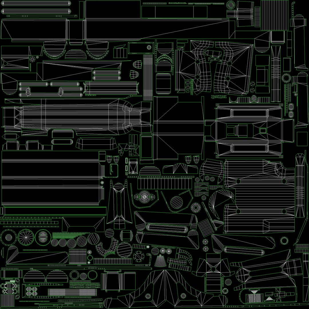 Uzi Submachine Gun 3d Model