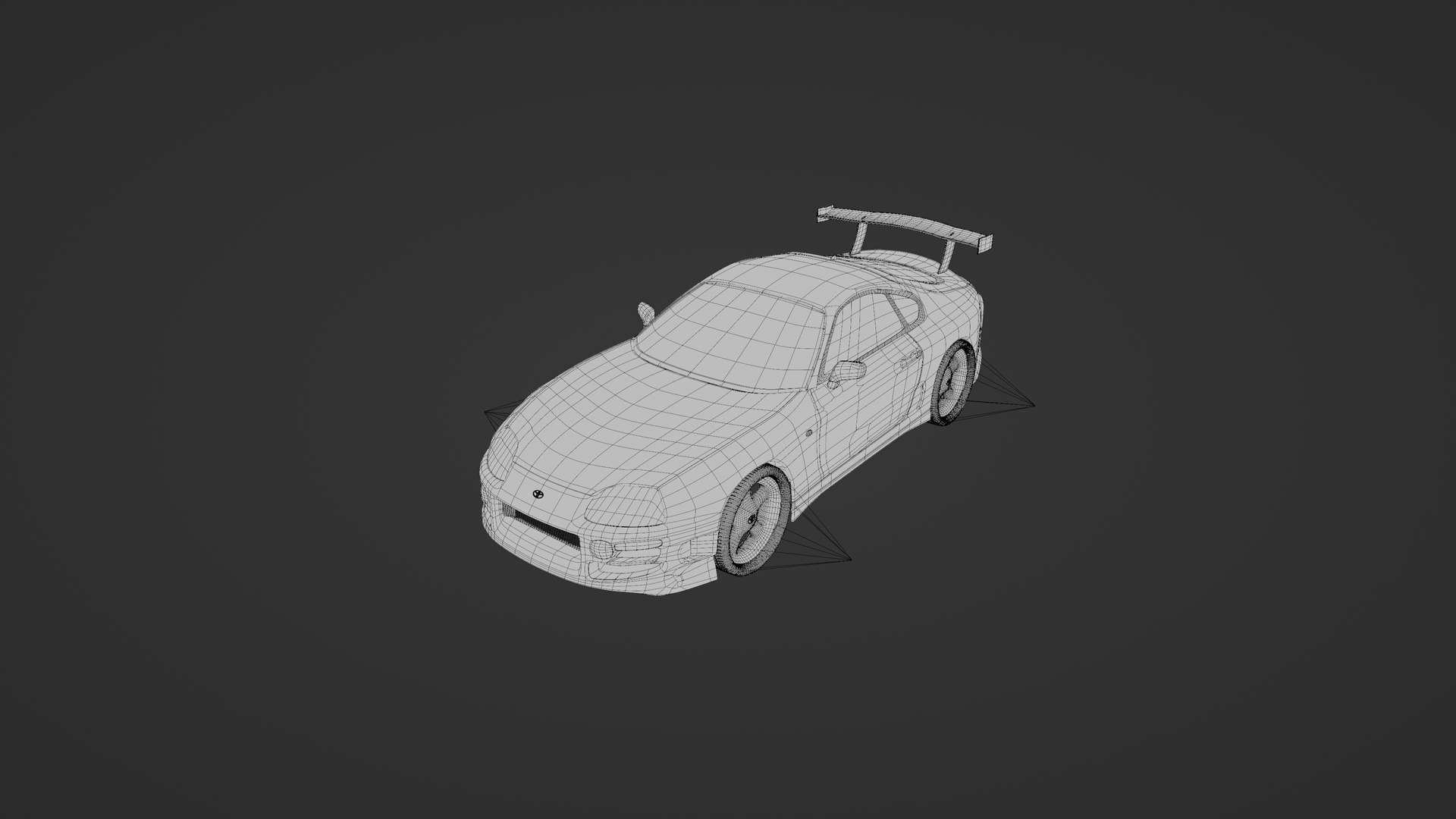 Toyota Supra Mk4 3D Model - TurboSquid 2303061