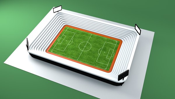 modèle 3D de Stades de football Lowpoly - TurboSquid 2072846