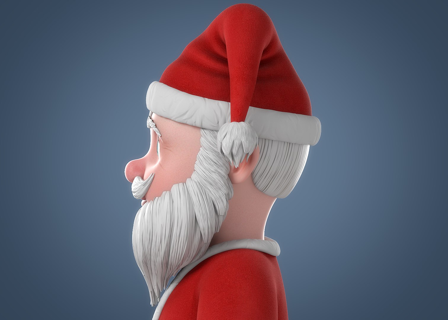 3D cartoon santa claus rigged character model - TurboSquid 1337812