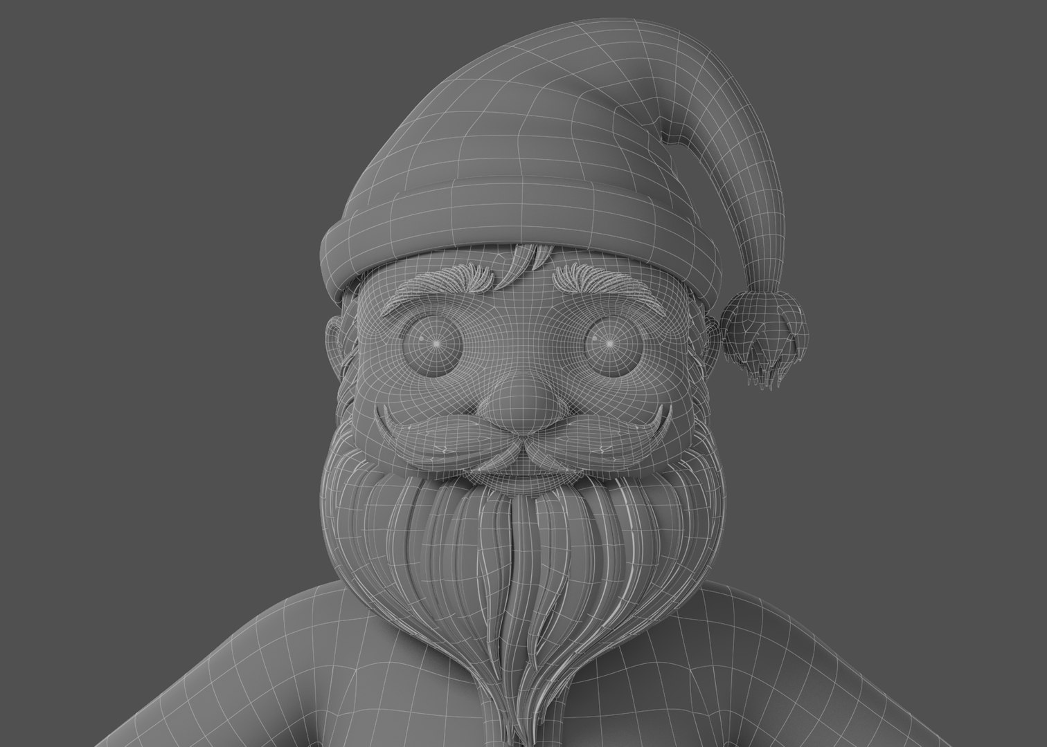 3D cartoon santa claus rigged character model - TurboSquid 1337812