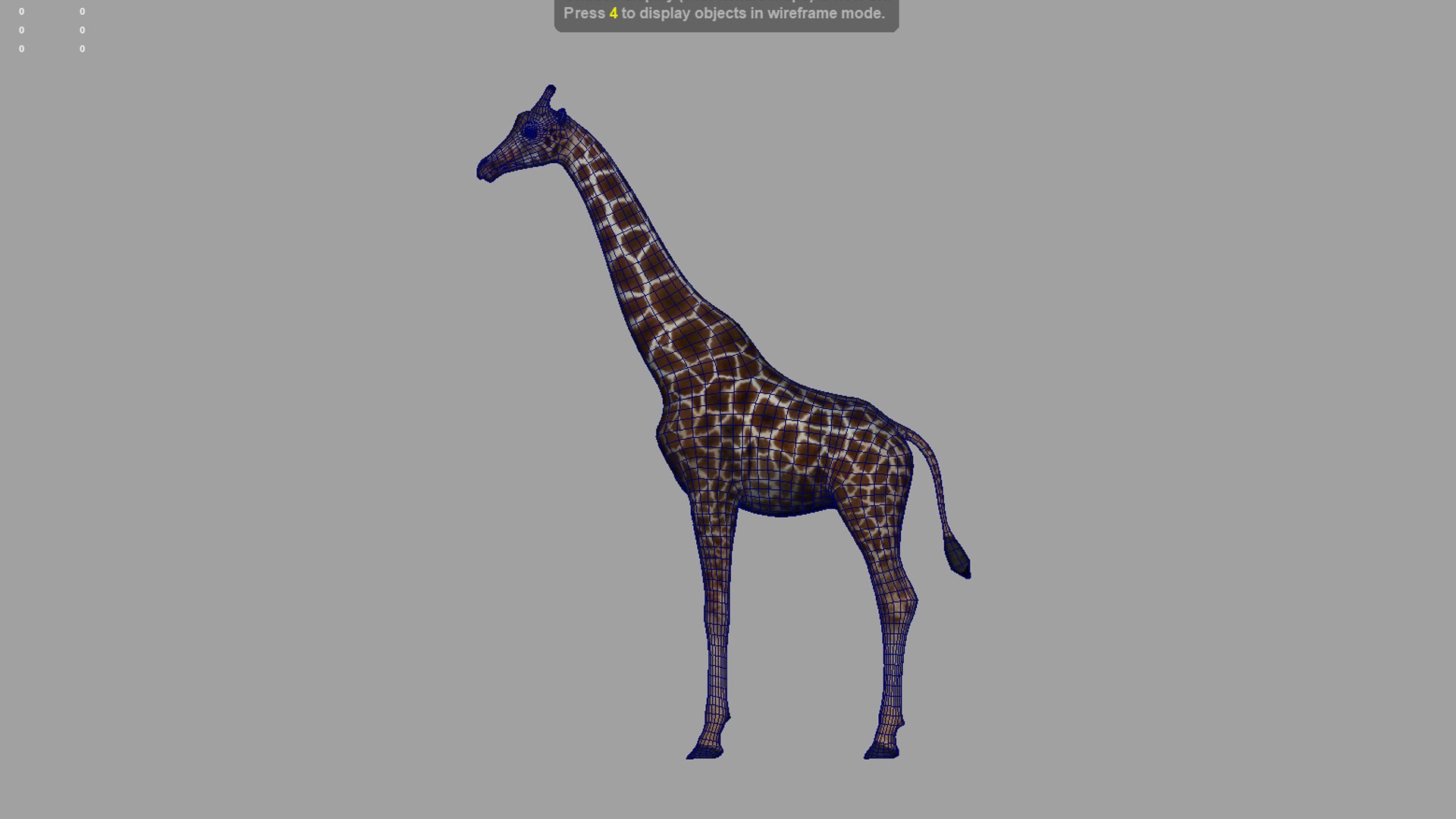 Giraffe 3D Model - TurboSquid 1749179