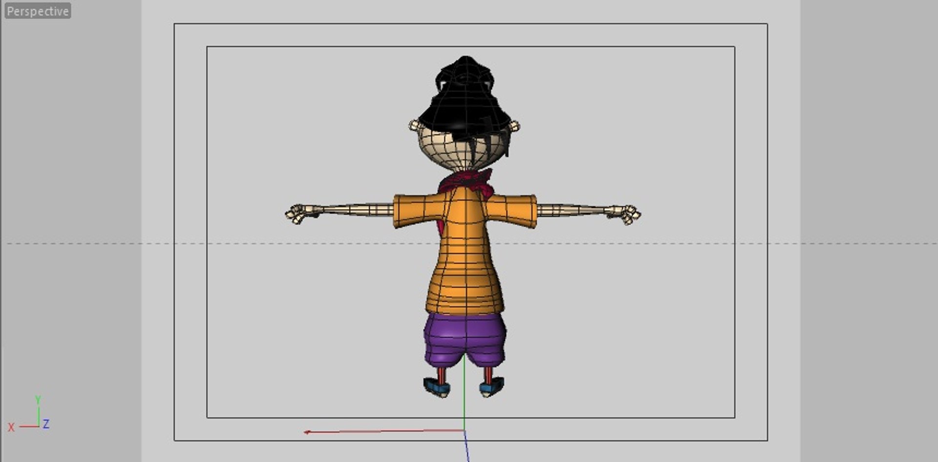 cartoon character ed c4d