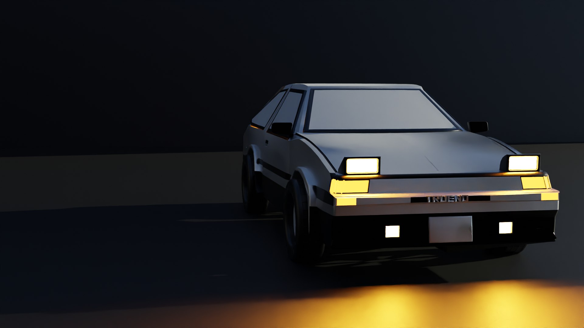 AE86 Car Model 3D Model - TurboSquid 2252999