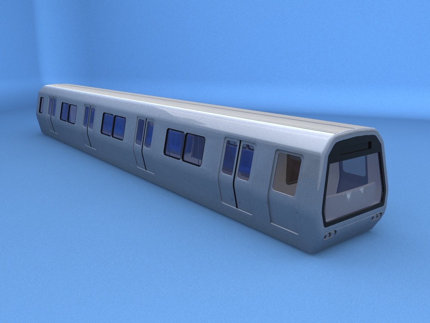 3ds Max Subway Train