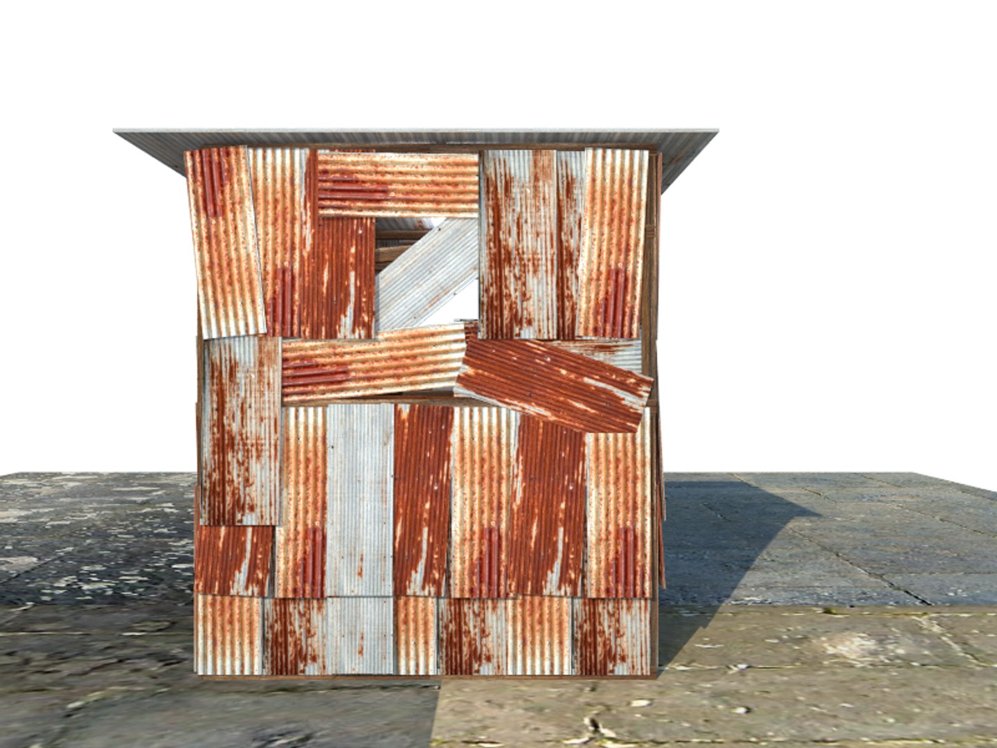 Slum Shack 3d Model