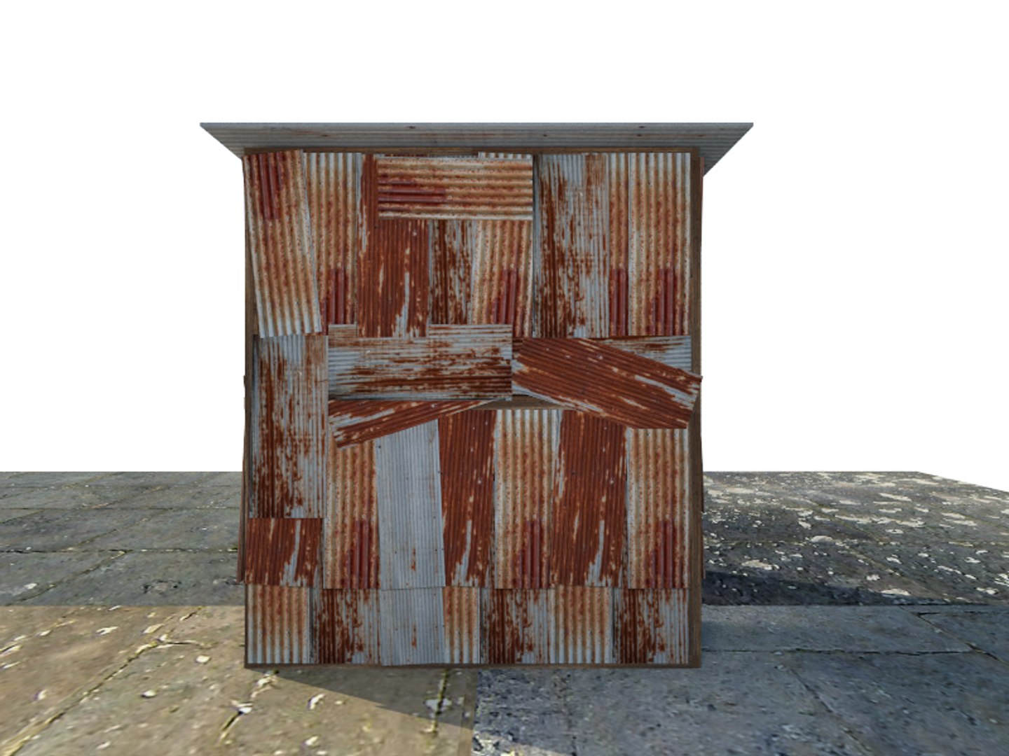 Slum Shack 3d Model