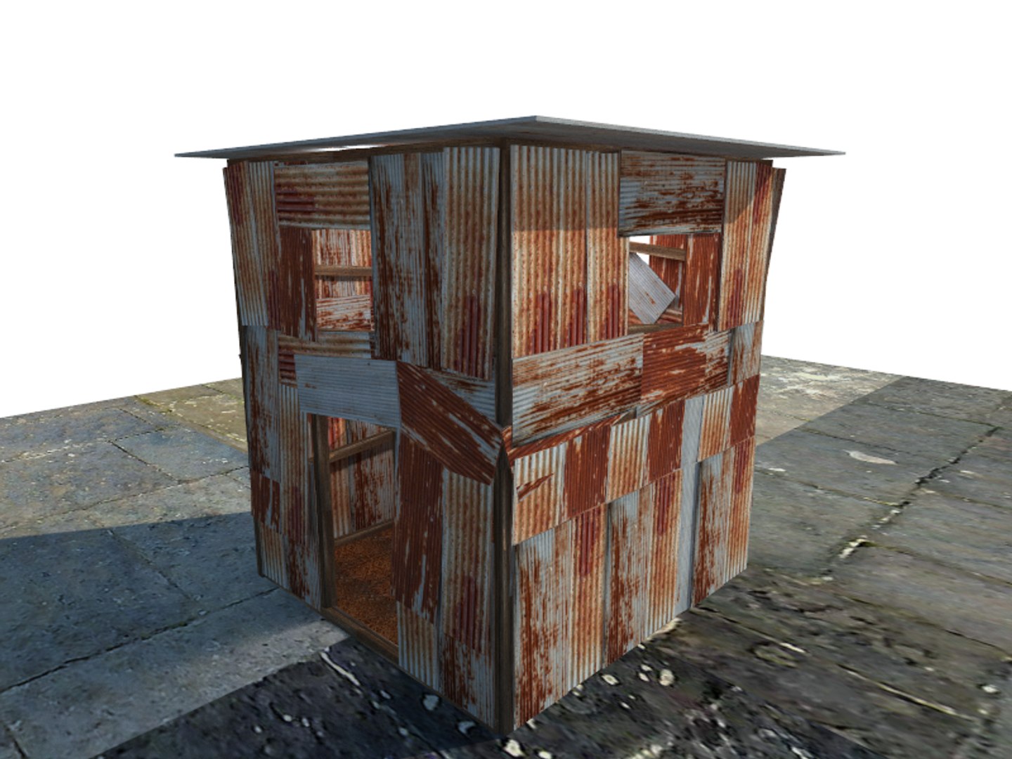 Slum Shack 3d Model