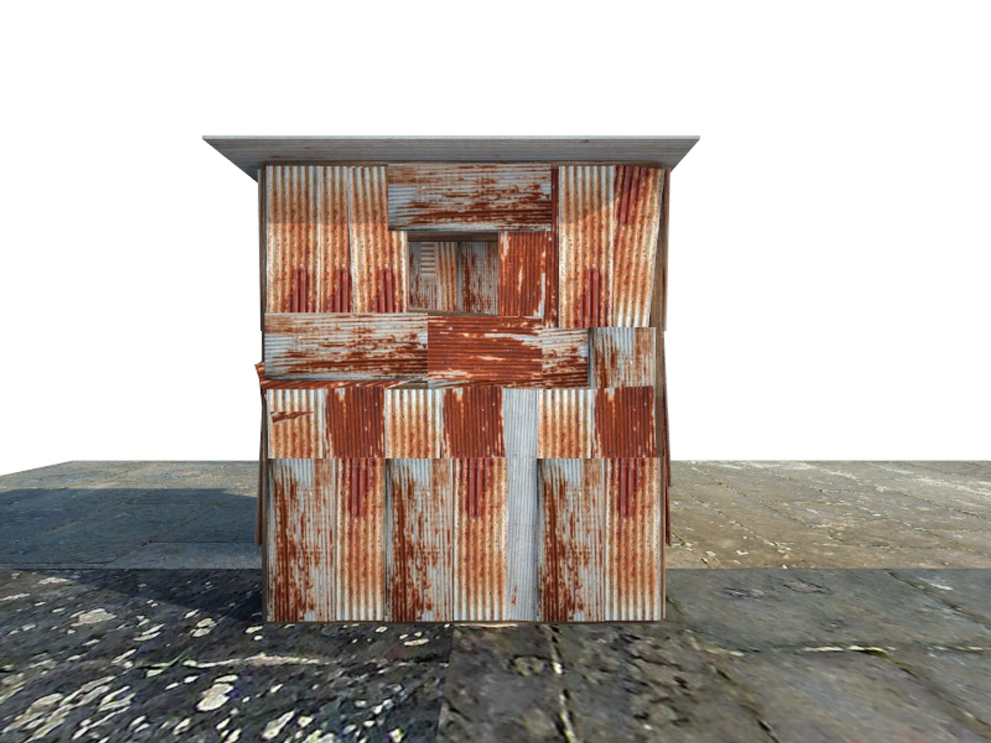 Slum Shack 3d Model