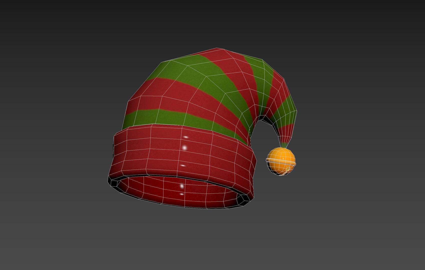 Christmas Elf Hat 3D Model - TurboSquid 1773110