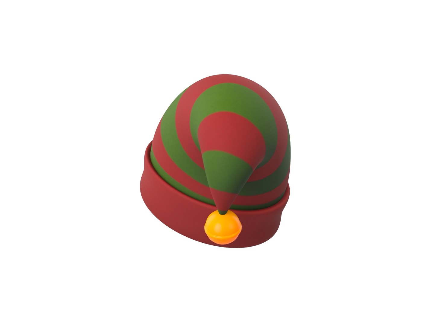 Christmas Elf Hat 3D Model - TurboSquid 1773110