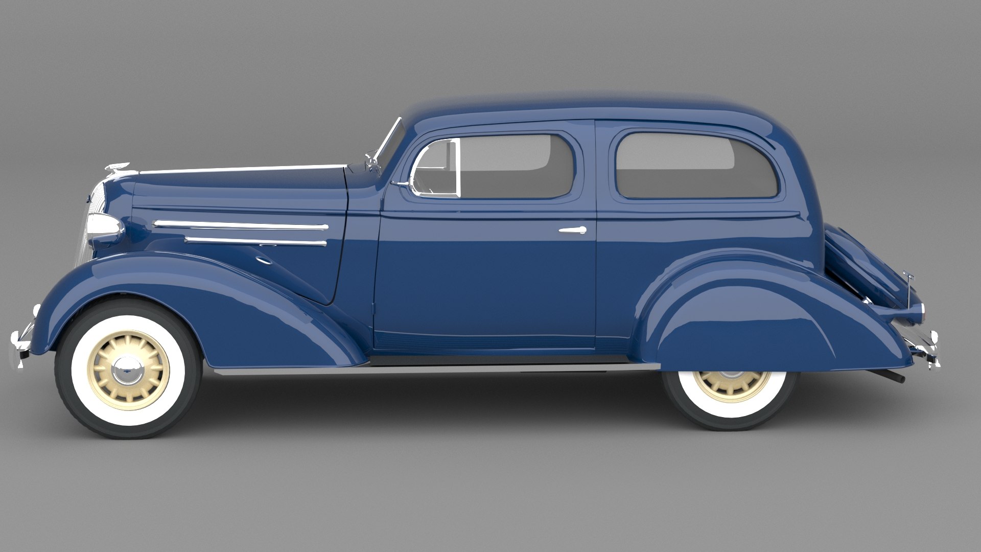 3D 1936 Chevrolet Standard Sedan 2 Door - TurboSquid 2089845