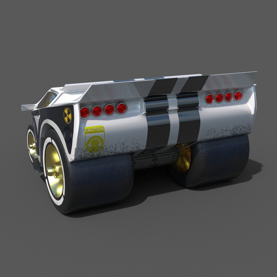 3D Drag Car Model - TurboSquid 1613195
