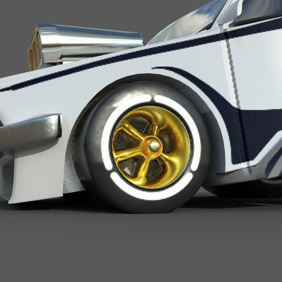 3D Drag Car Model - TurboSquid 1613195