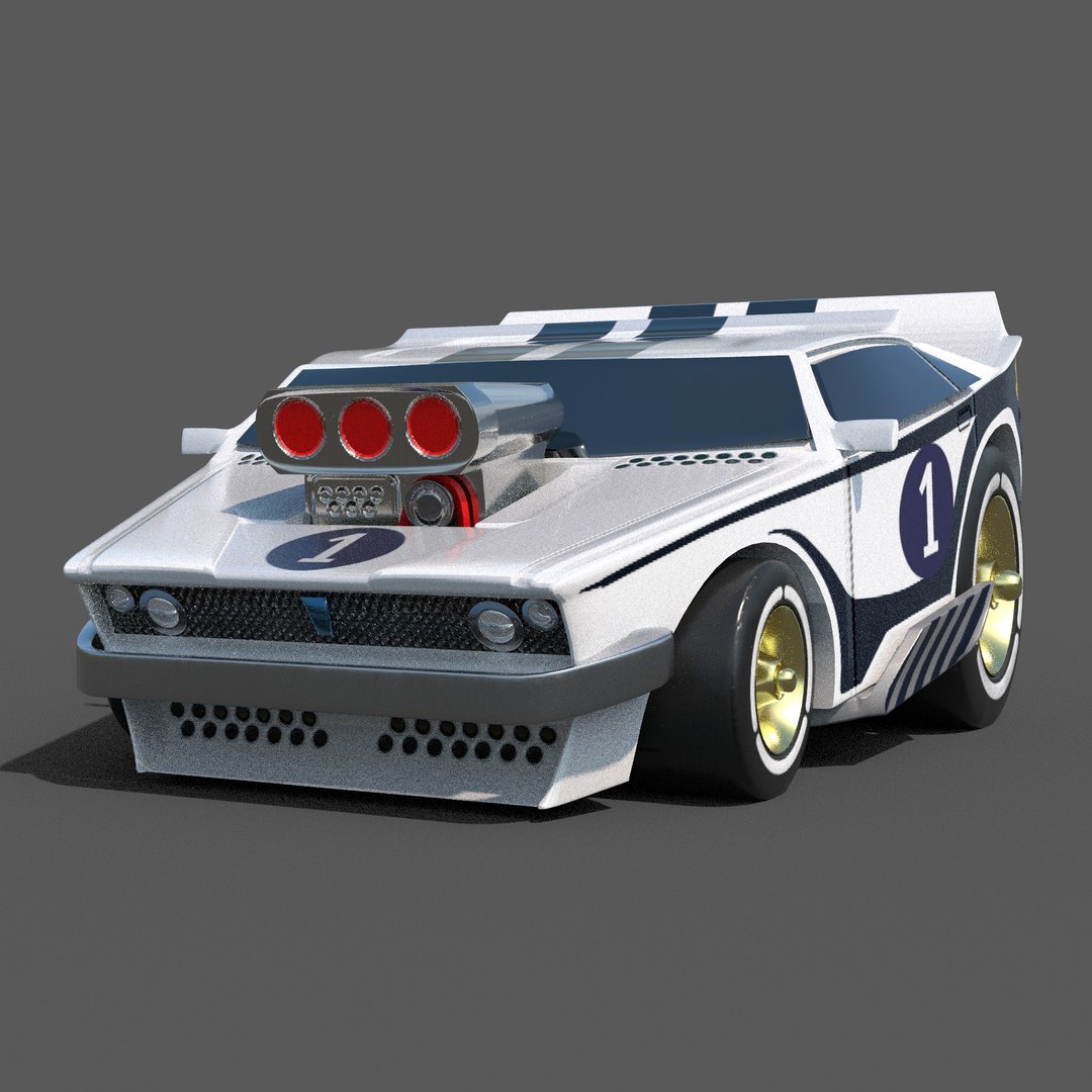 3D Drag Car Model - TurboSquid 1613195