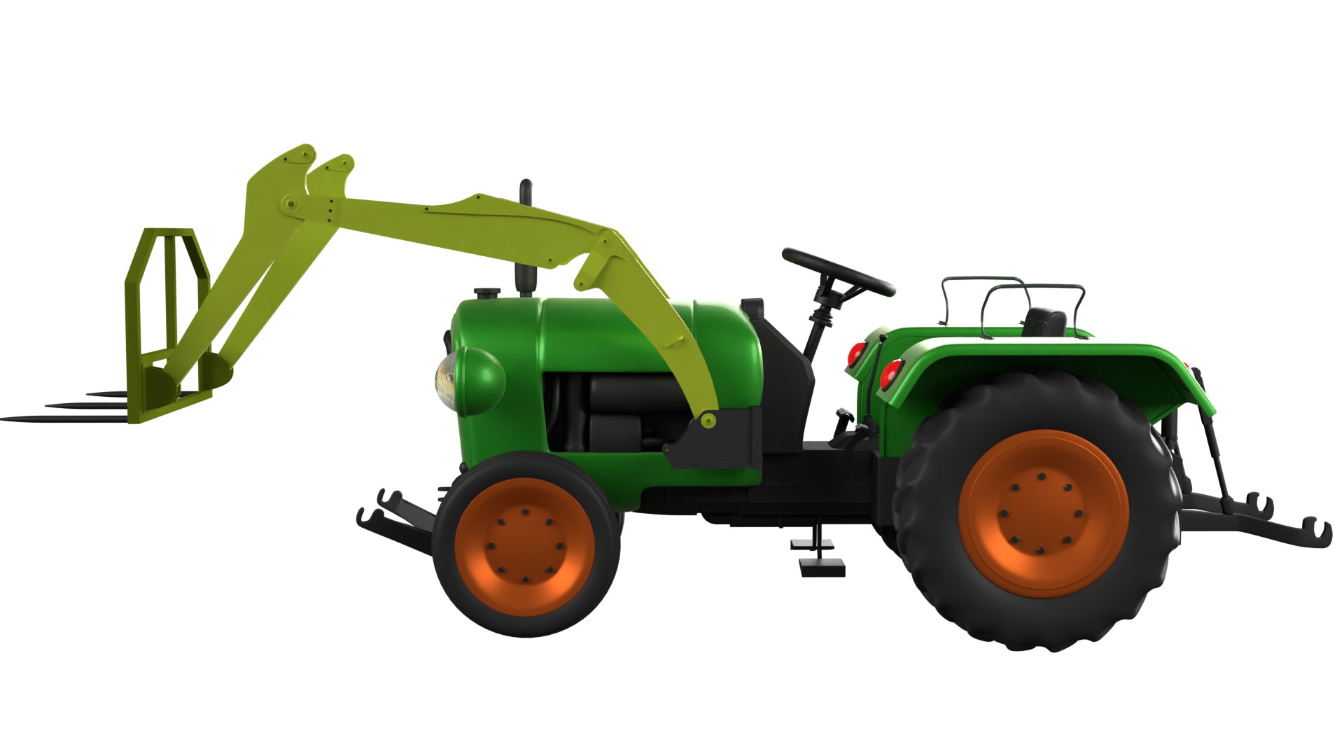 3D Model Tractor Hay Mover - TurboSquid 2226838
