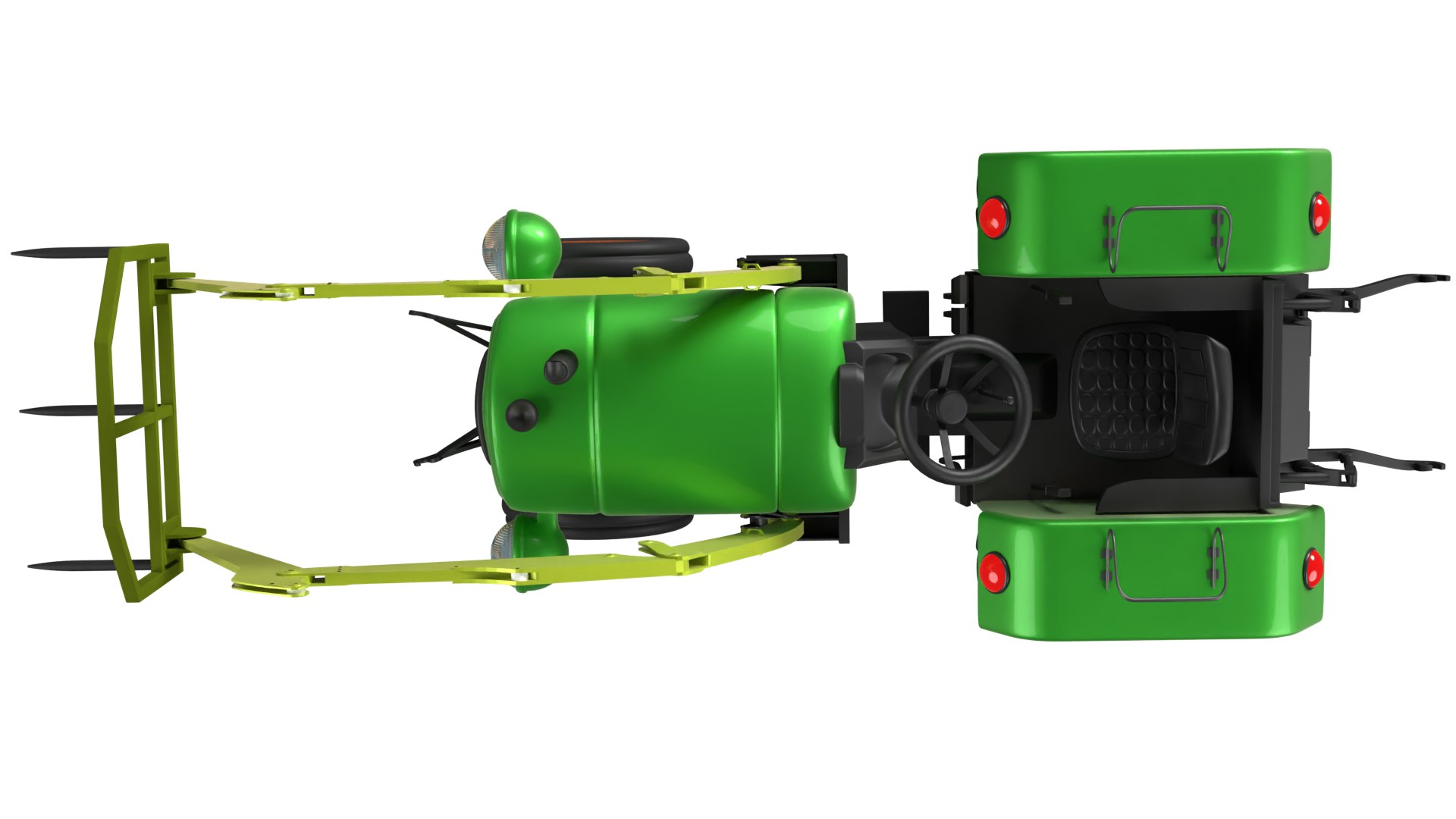 3D Model Tractor Hay Mover - TurboSquid 2226838