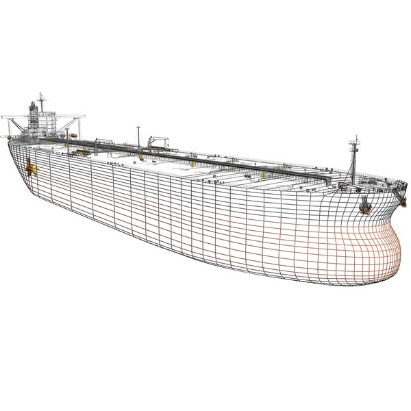 oil tanker ship 300000dwt 3d max