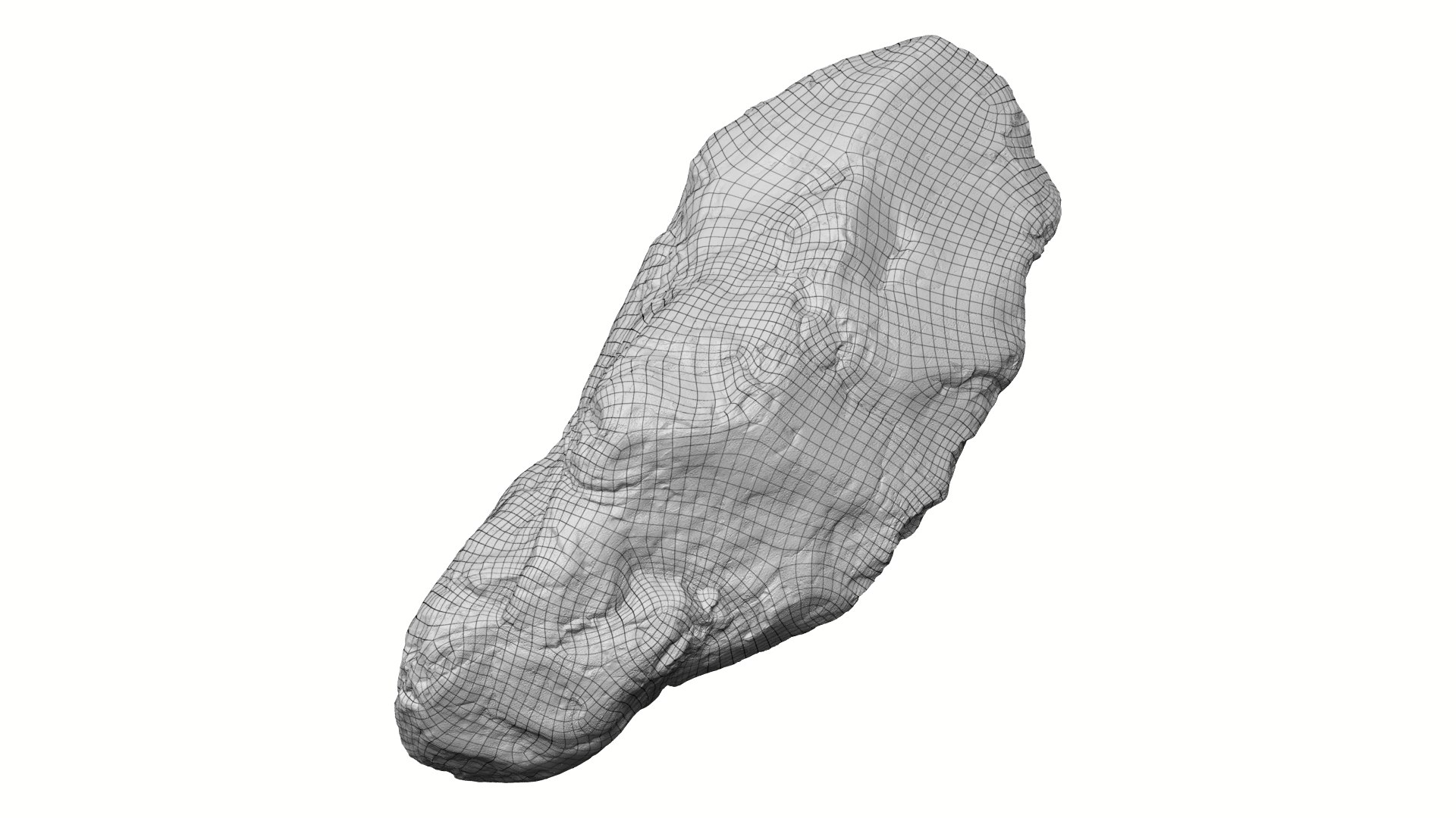 3D Red Stone Raw Scanned Model - TurboSquid 1803216