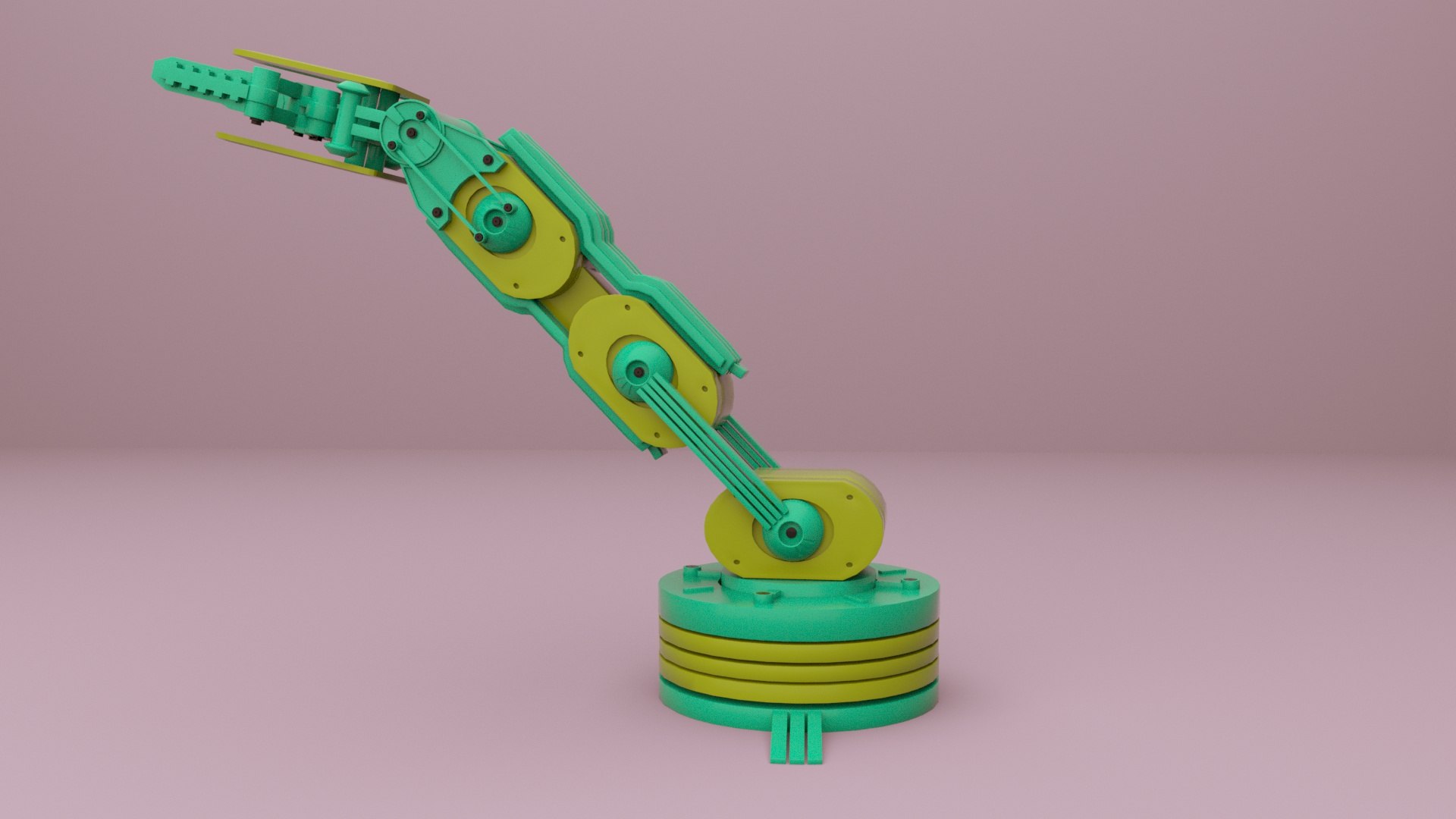 3D Rigged Robotic Arm - TurboSquid 1618799